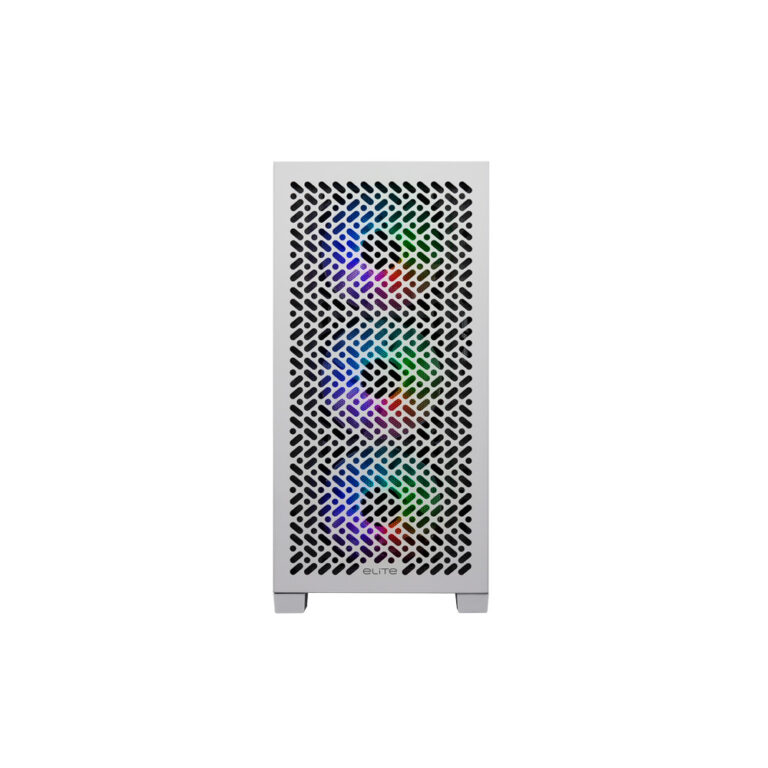 CASE COOLER MASTER/ELITE 302 WHITE MINI TOWER MICRO ATX 3X120MM ARGB ...